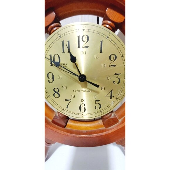 Seth Thomas | Wall Decor | Vtg Seth Thomas Hyannis Ships Wheel Wall ...